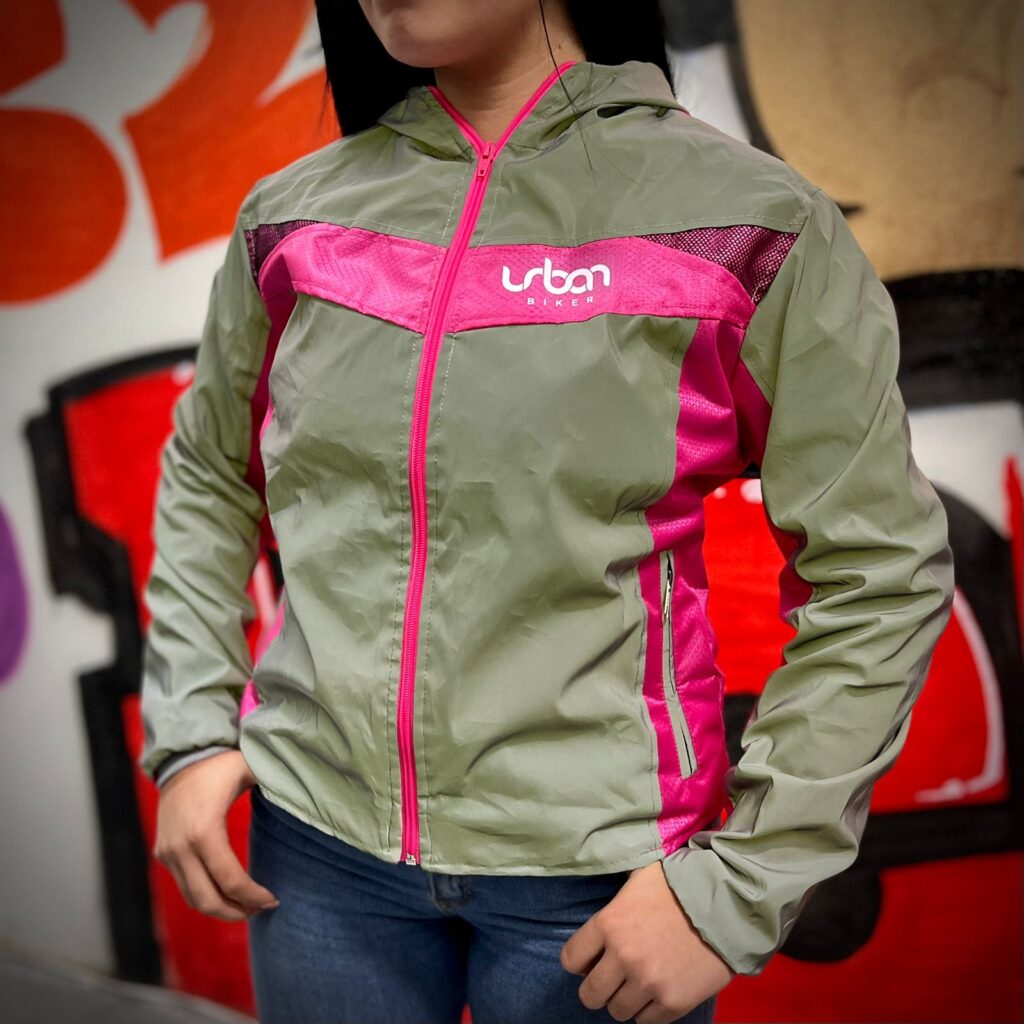 CHAQUETA REFLECTIVA – URBAN SPORT – CORTAVIENTOS SEMI IMPERMEABLE ...